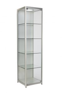 Prestige Aluminium Display Cabinet K500-Full Glass Exclusive Design